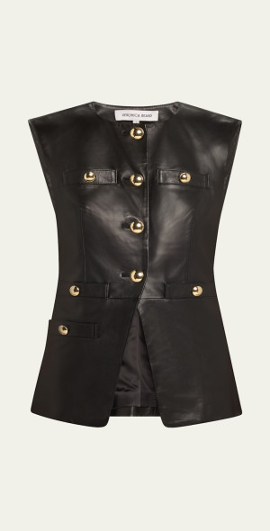 Veronica Beard - Tamara Leather Vest