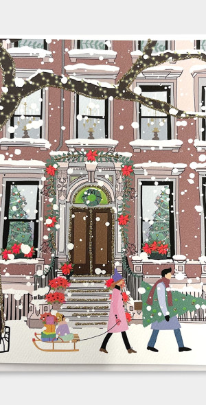 Verrier - First Snowfall In NYC Card