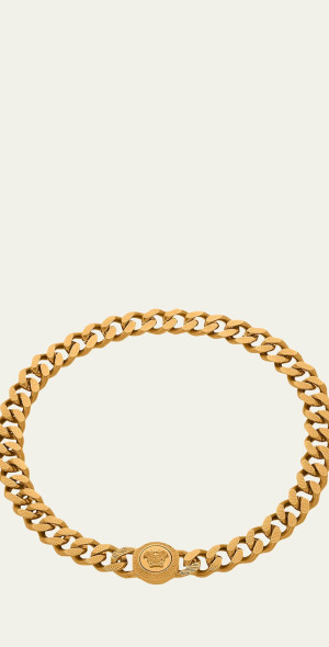 Versace - Men's Curb Chain Medusa Head Bracelet
