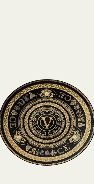Versace - Virtus Gala Black Service Plate