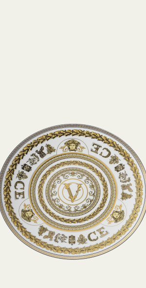 Versace - Virtus Gala White Service Plate
