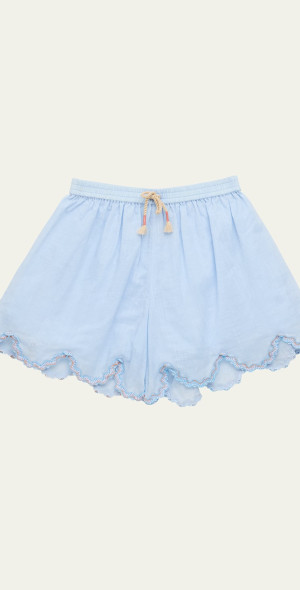 Zimmermann - Girl's Cascadian Ric Rac-Trim Shorts