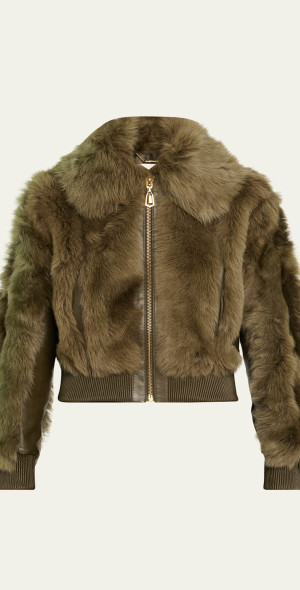 Zimmermann - Hypnotic Shearling Bomber Jacket