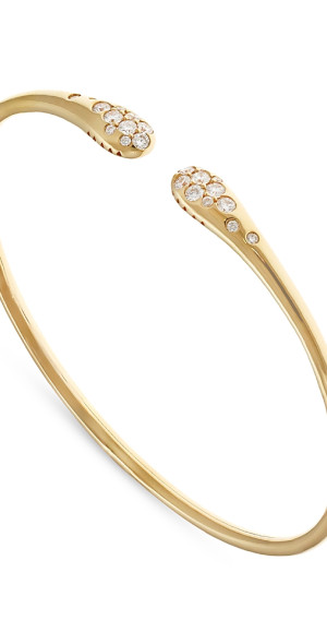 Alberto Milani - 18K Yellow Gold Via Fiori Chiari Diamond Cuff Bracelet