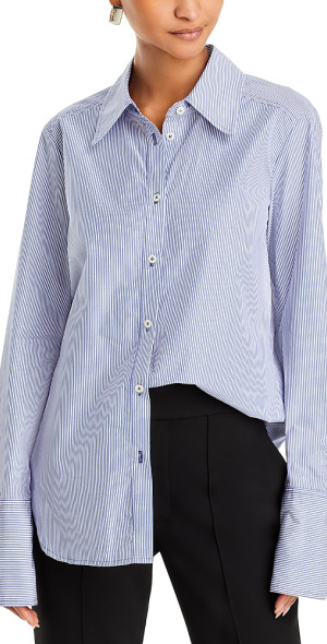 A.l.c. - A. l.c. Aiden Cotton Striped Shirt