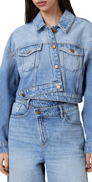 Allsaints - Aki Crossover Denim Jacket
