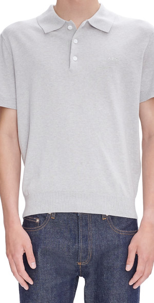 A.p.c. - A. p.c. Gregory Short Sleeve Polo Shirt