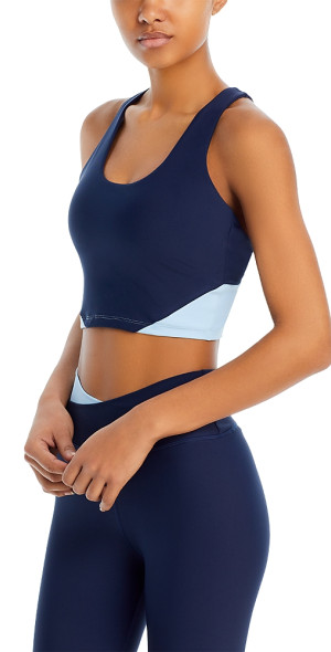 Aqua - Color Blocked Sports Bra