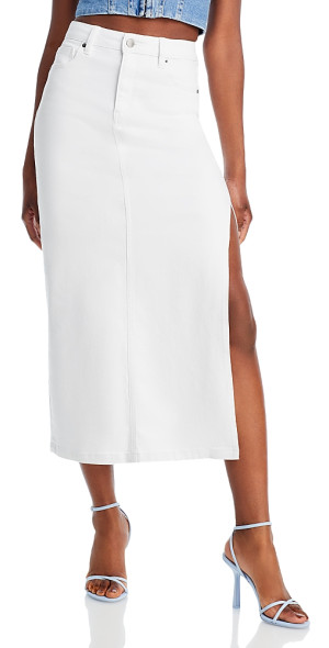 Aqua - Denim Midi Skirt