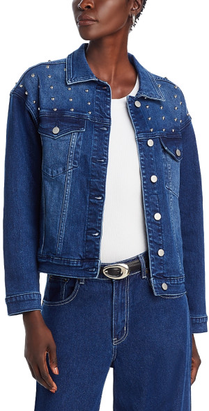 Aqua - Studded Denim Jacket