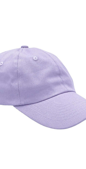 Bits & Bows - Girls' Lilly Lavender Bow Baseball Hat