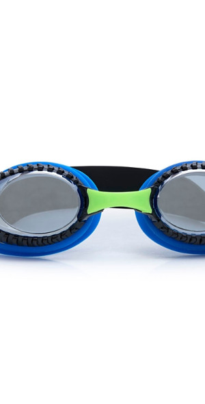 Bling2o - Boys' Get Set Green Turbo Race Car Swim Goggles