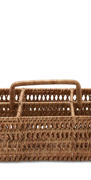 Blue Pheasant - Carly Rattan Glass Holder