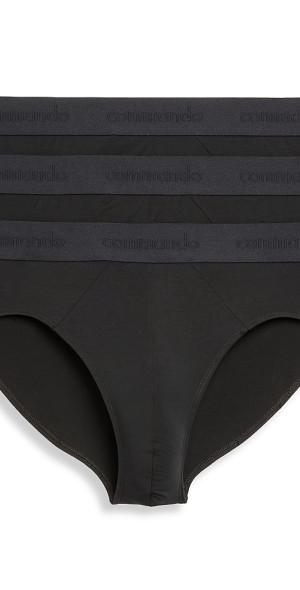 Commando - Micro Modal Modern Fit Briefs, Pack of 3