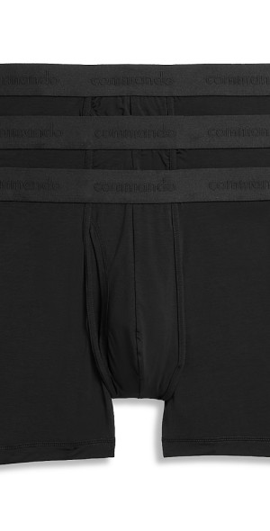 Commando - Micro Modal Relaxed Fit Boxer Briefs, Pack of 3