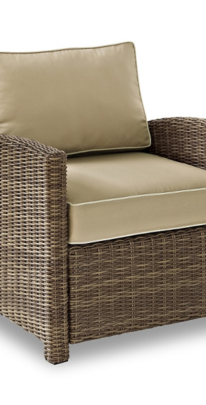 Crosley - Sparrow & Wren Walton Outdoor Wicker Armchair