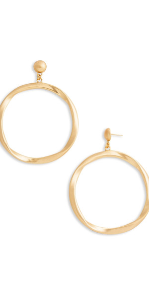 Cult Gaia - Serena Twisted Loop Drop Earrings