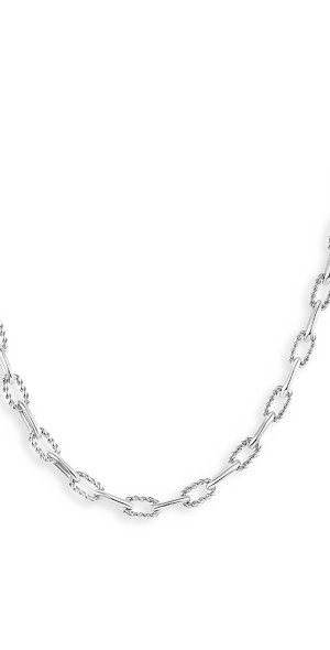 David Yurman - Sterling Silver Dy Madison Long Chain Link Necklace, 36