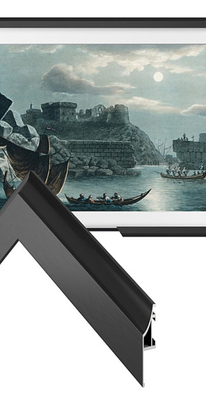 Deco Tv Frames - 50 Alloy Scoop Frame for Samsung The Frame Tv 2021-2024