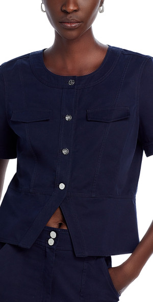 Derek Lam 10 Crosby - Brenda Peplum Top