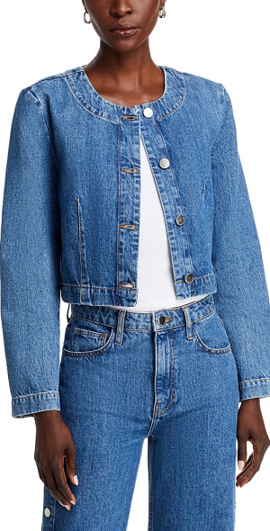 Derek Lam 10 Crosby - Ezra Cropped Denim Jacket