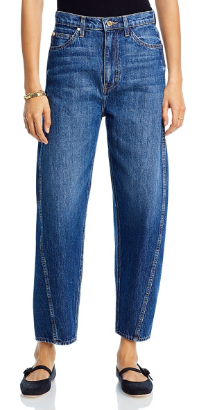 Derek Lam 10 Crosby - Maja High Rise Ankle Barrel Jeans in Soho