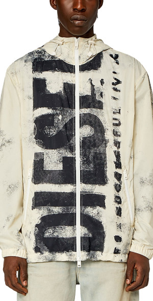 Diesel - J-Warrett Logo Windbreaker Jacket