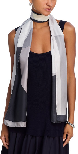 Echo - Color Theory Oblong Silk Scarf