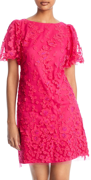 Eliza J - 3D Floral Shift Dress