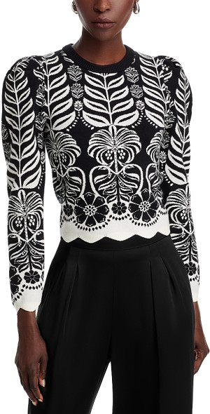 Farm Rio - Ainika Puffed Shoulder Sweater