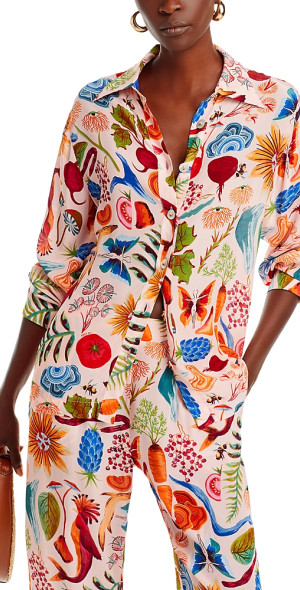 Farm Rio - Bright Farm Pajama Top