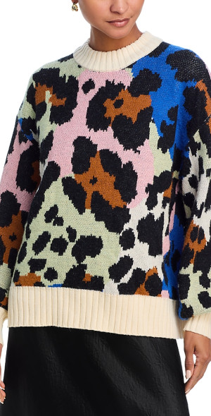 Farm Rio - Colorful Leopard Knit Sweaters