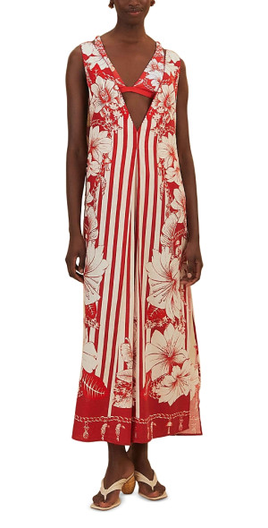 Farm Rio - Floral Chains Cover-Up Dress