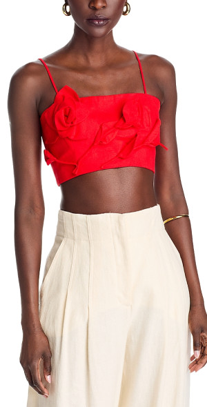 Farm Rio - Red Garden Sleeveless Top