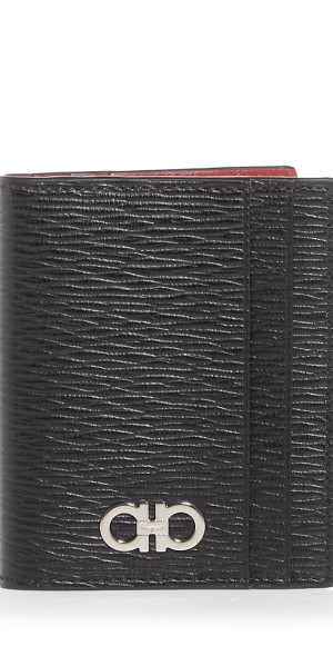 Ferragamo - Salvatore Revival Leather Bifold Card Case