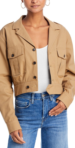 Frame - Cropped Cargo Jacket