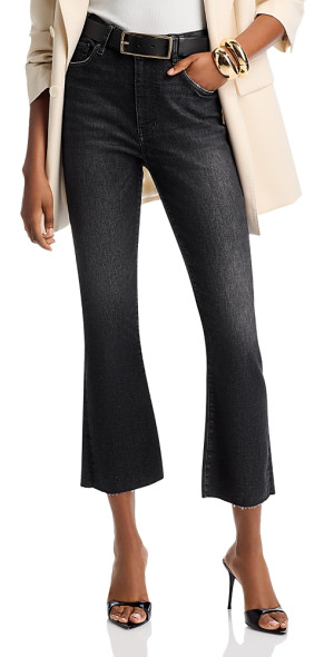 Frame - Le Crop High Rise Mini Boot Jeans in Claudius