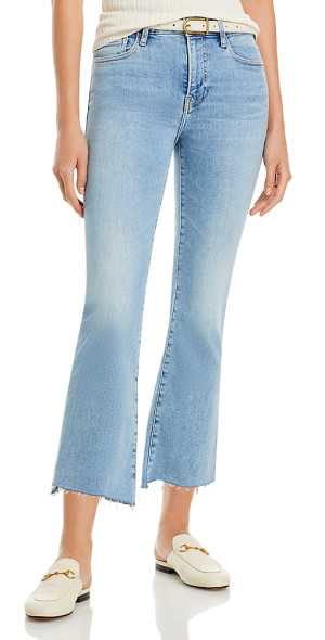Frame - Le Crop Mini High Rise Cropped Bootcut Jeans in Colorado