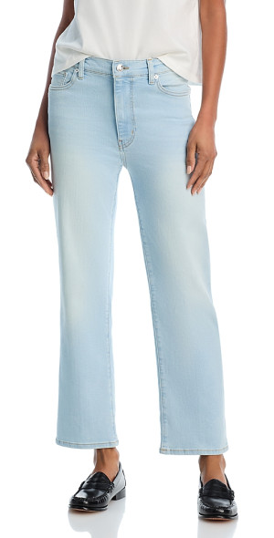 Frame - Le Sleek High Rise Straight Jeans in Float