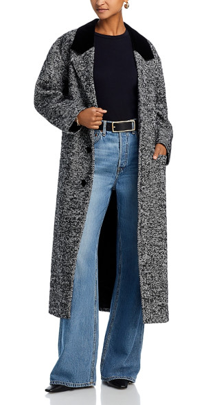 Frame - Long Herringbone Coat