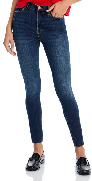 Frame - x Alix Earle The Alix High Rise Skinny Jeans in Flaunt