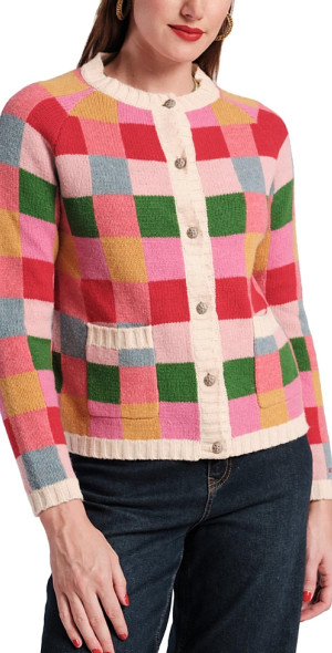 Frances Valentine - Pixel Wool Cardigan