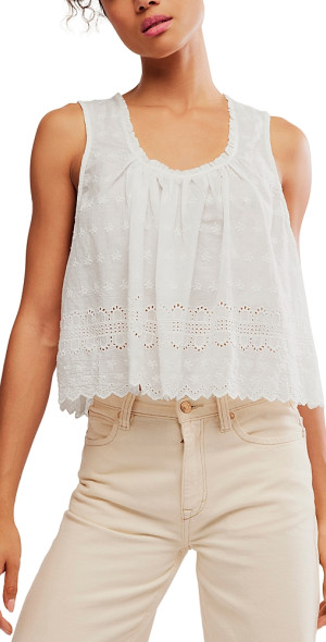 Free People - Marina Eyelet Tank
