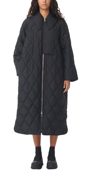 Ganni - Ripstop Quilted Coat
