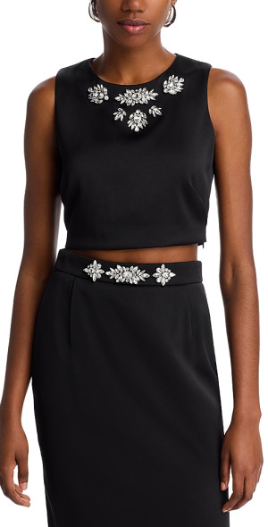 Generation Love - Embellished Cropped Top