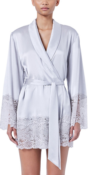 Ginia - Silk Lace Robe