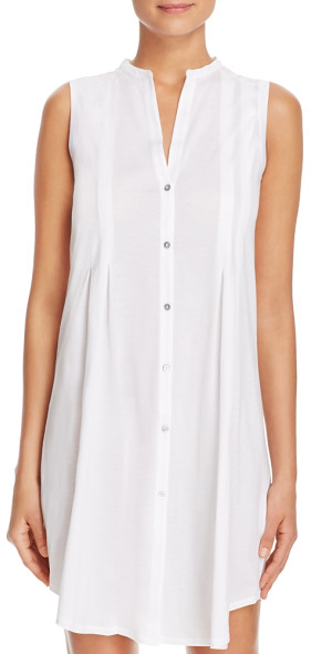 Hanro - Cotton Deluxe Button Front Tank Gown