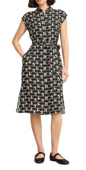 Hobbs London - Kalinda Geometric Print Dress
