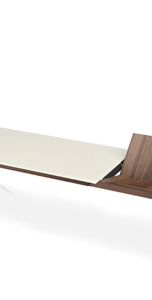 Huppe - Magnolia 76 Extension Lacquered Glass Top Dining Table