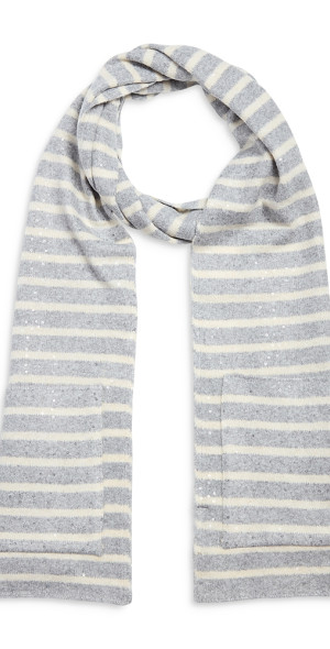 Jocelyn - Sequin Striped Scarf